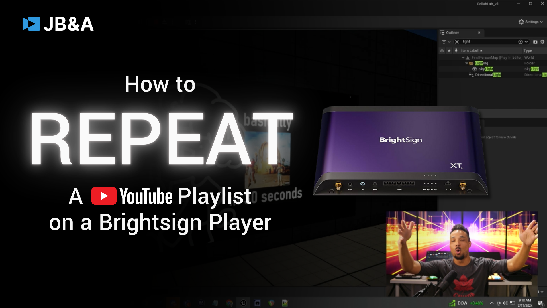 Brightsign - How To REPEAT a YOUTUBE Playlist - videos.jbanda.com